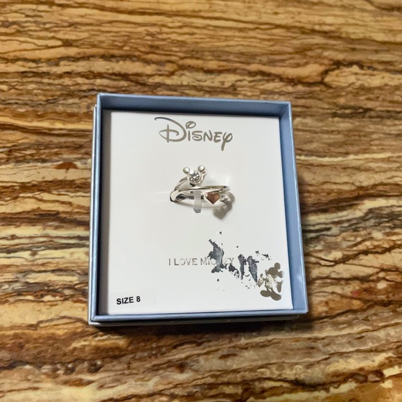 Disney | Jewelry | Disney Silver Mickey Ring I Love Mickey | Poshmark